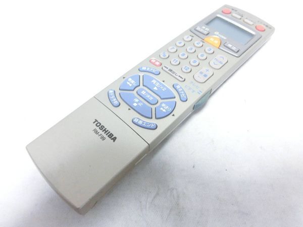 Yahoo!オークション - TOSHIBA 東芝 リモコン RM-F99 動作確認済 G2943