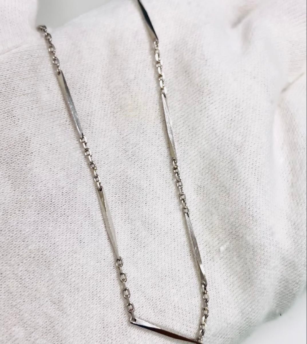 Pt850 サザナミ&アズキ柄ネックレス 39cm｜Yahoo!フリマ（旧PayPayフリマ）