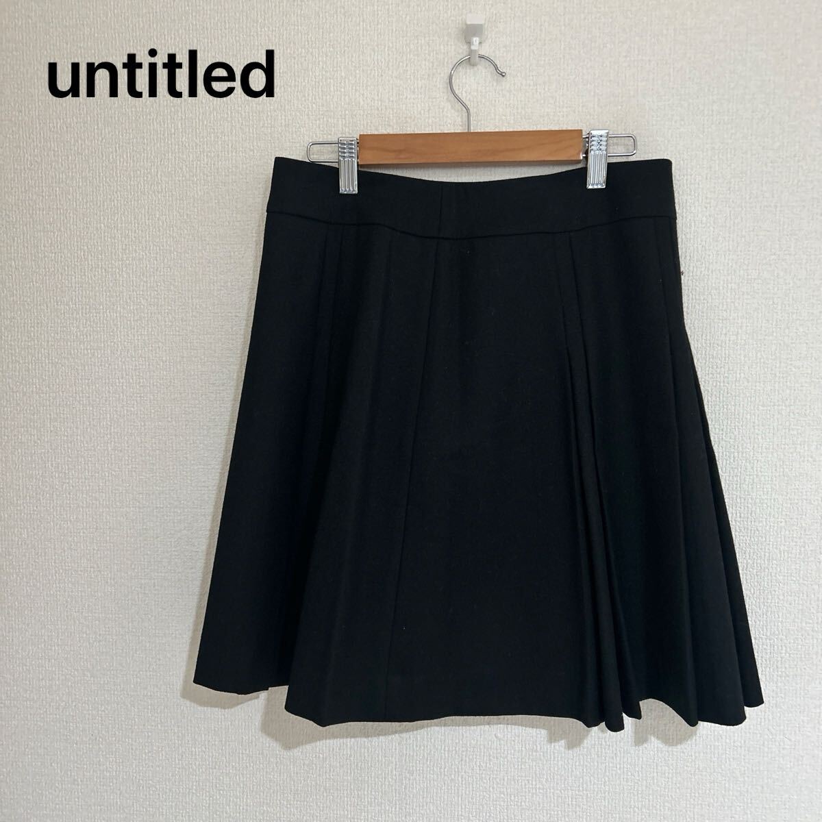 Yahoo!オークション - untitled アンタイトル スカート プリーツスカー...