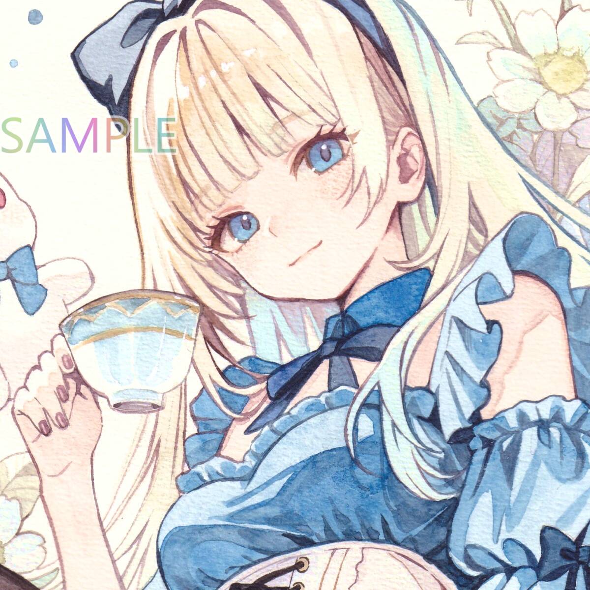 Yahoo!オークション - 【A4原画】ロリータ 手描きイラスト 「秘密のお...