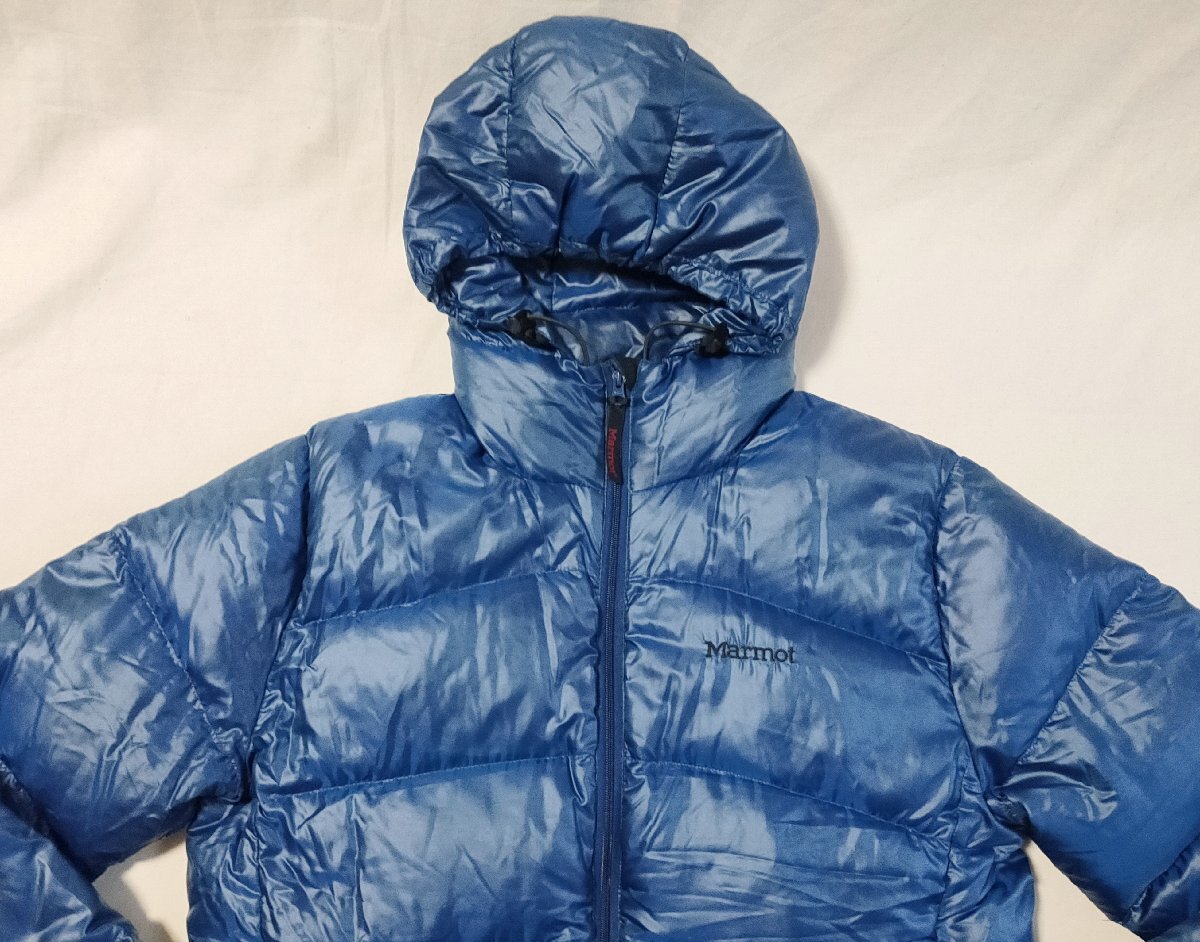 Yahoo!オークション - Marmot マーモット 軽量 ダウンジャケット ロゴ...