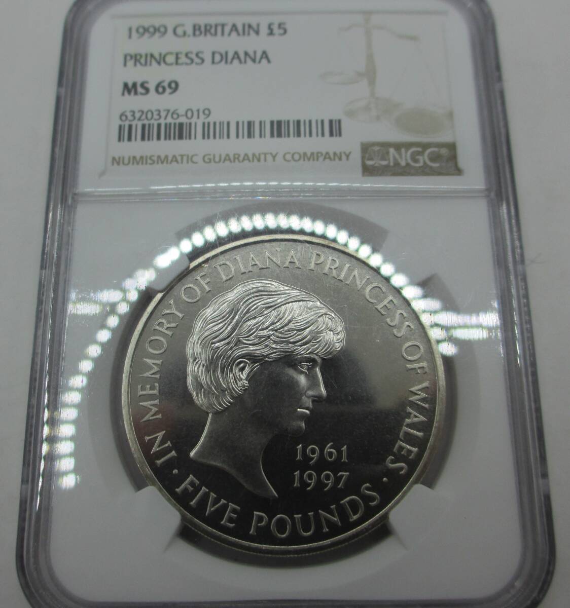 Yahoo!オークション - 【NGC PF69UC】イギリス 1999年 ダイアナ妃追憶...