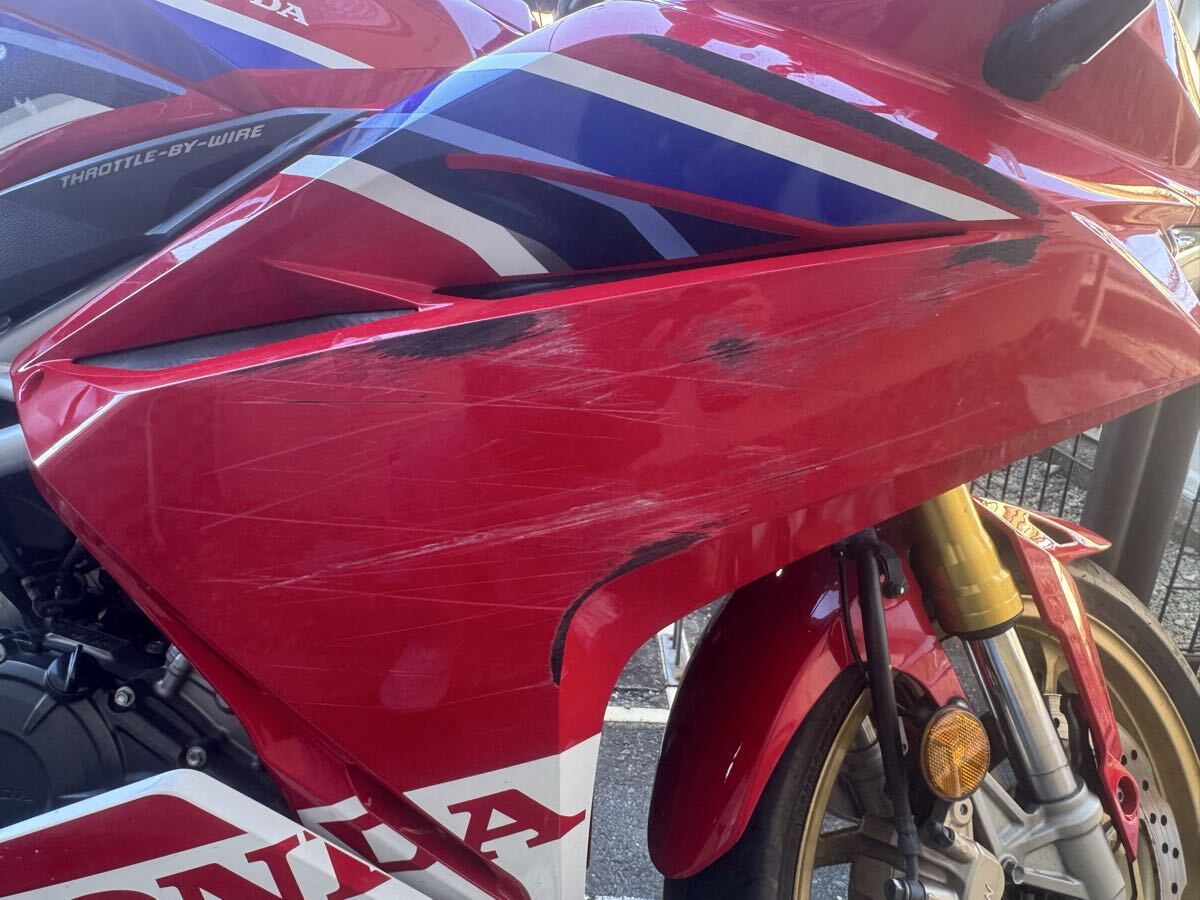 Yahoo!オークション - CBR250RR MC51 右サイドカウル純正品 補修跡あり...