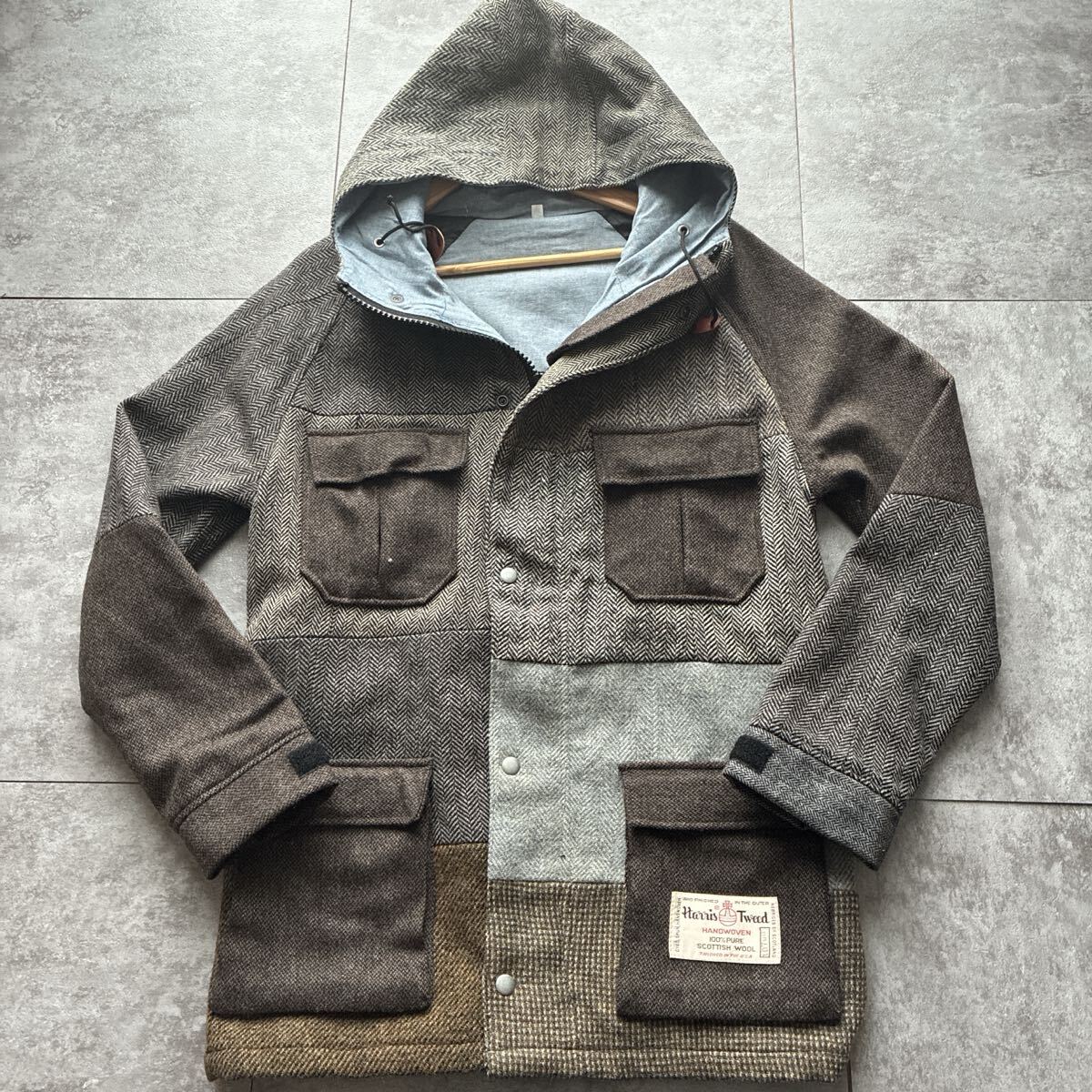 Yahoo!オークション - 【美品・L〜XL】 Harris Tweed ハリスツイード ...