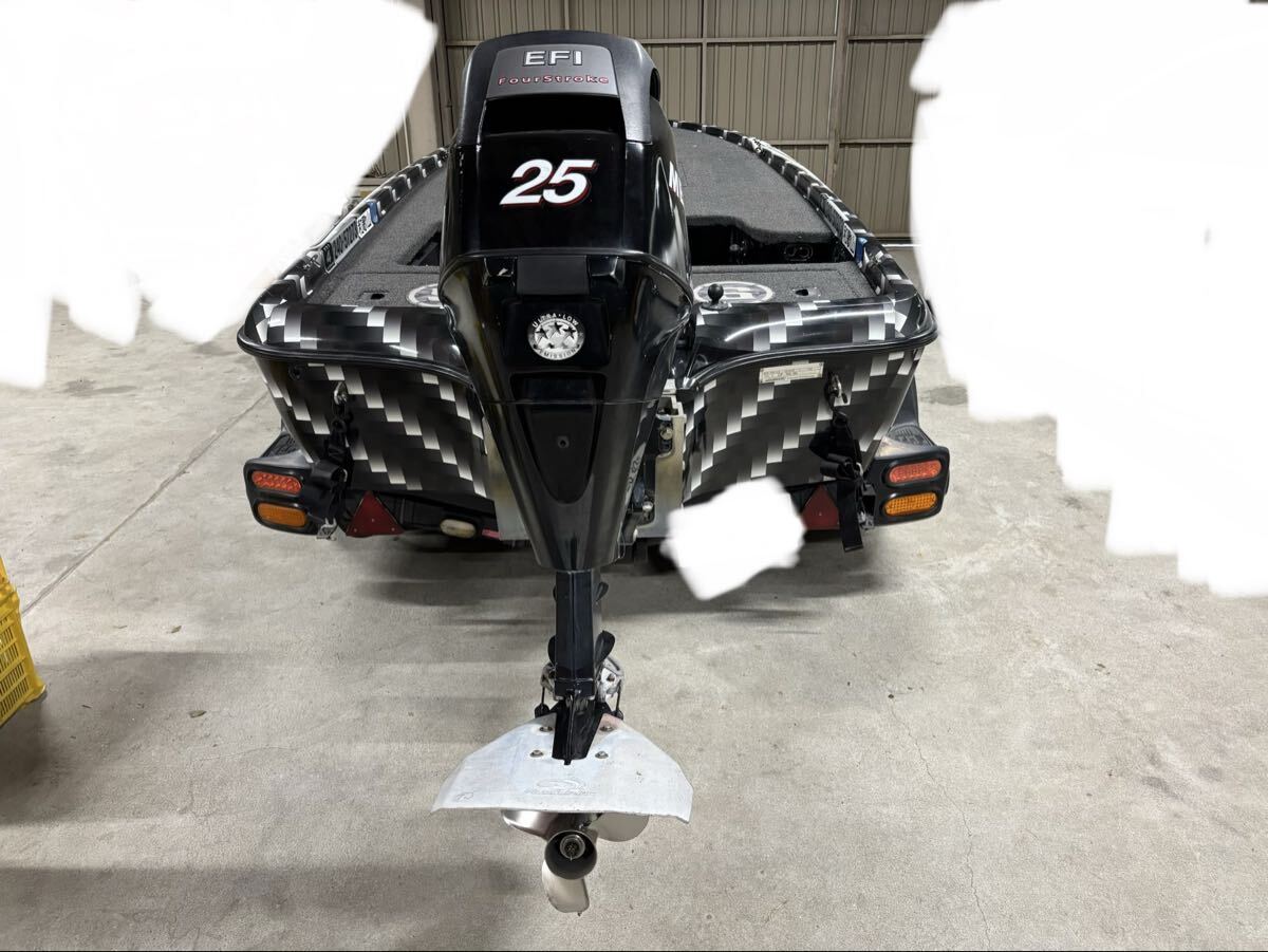 Yahoo!オークション - サウザー395 マーキュリー 4スト 25馬力 トレー...