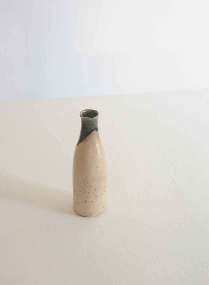 【樂淘letao】日本代購代標第一品牌－瀬戸窯 織部瓶 江戸時代 19世紀 古道具 民藝 雑器