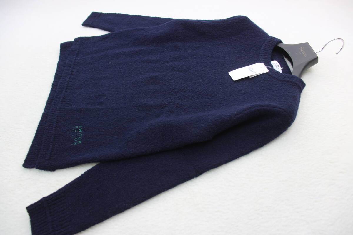 Yahoo!オークション - 6456 新品タグ付き ウール混クルーネックニット...