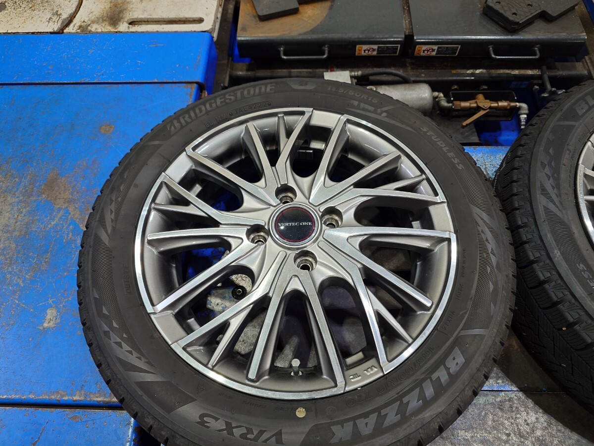 Yahoo!オークション - 22年製 ブリヂストン ブリザック VRX3 165/60R15...