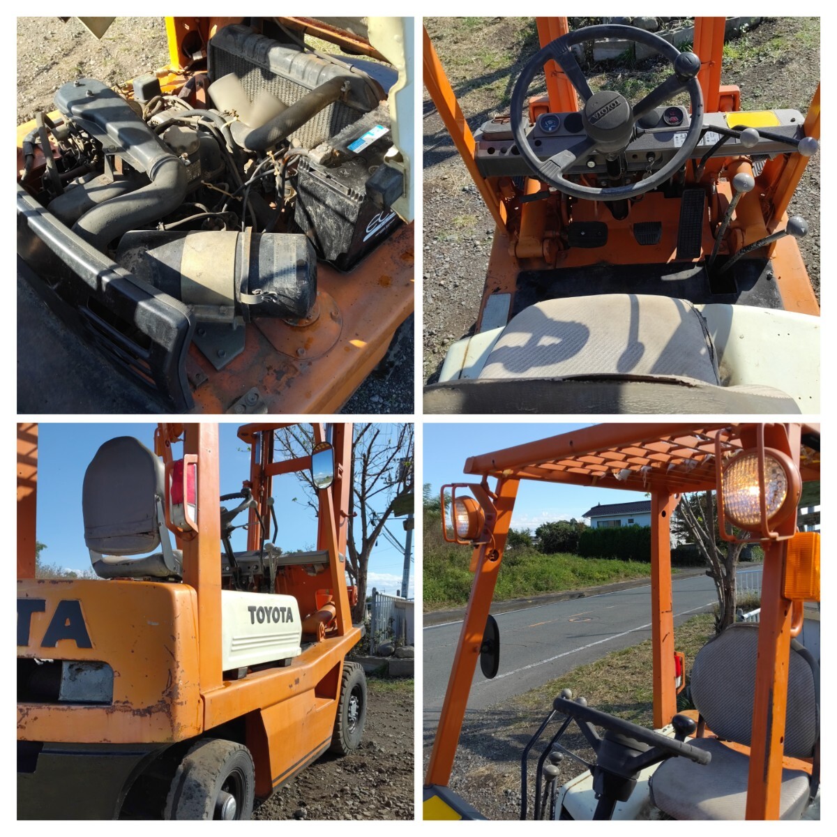 Yahoo!オークション - 格安 実動良好 TOYOTA・トヨタ フォークリフト....