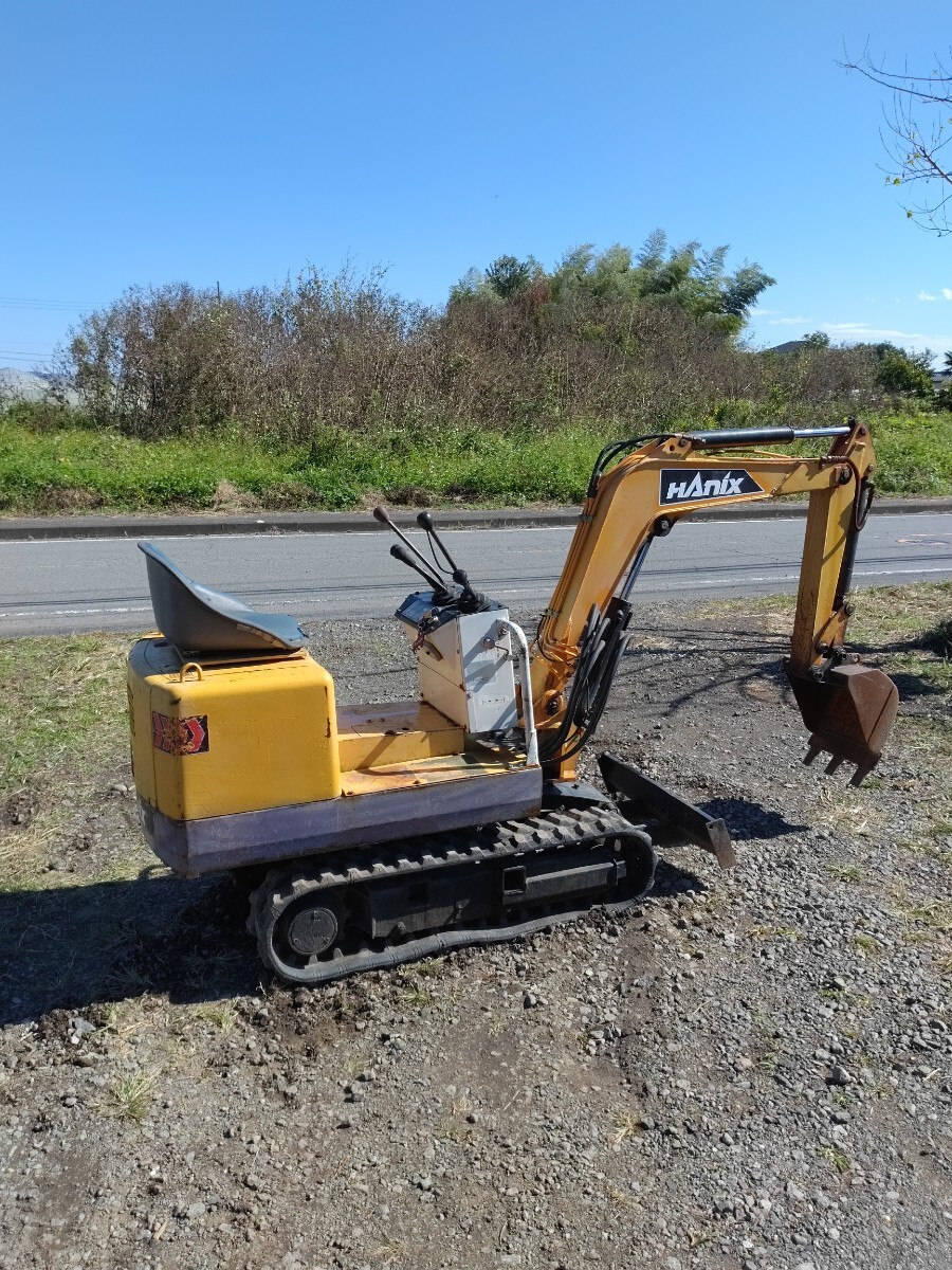 Yahoo!オークション - 格安・実動良好 Hanix N080―2・ ミニユンボ・