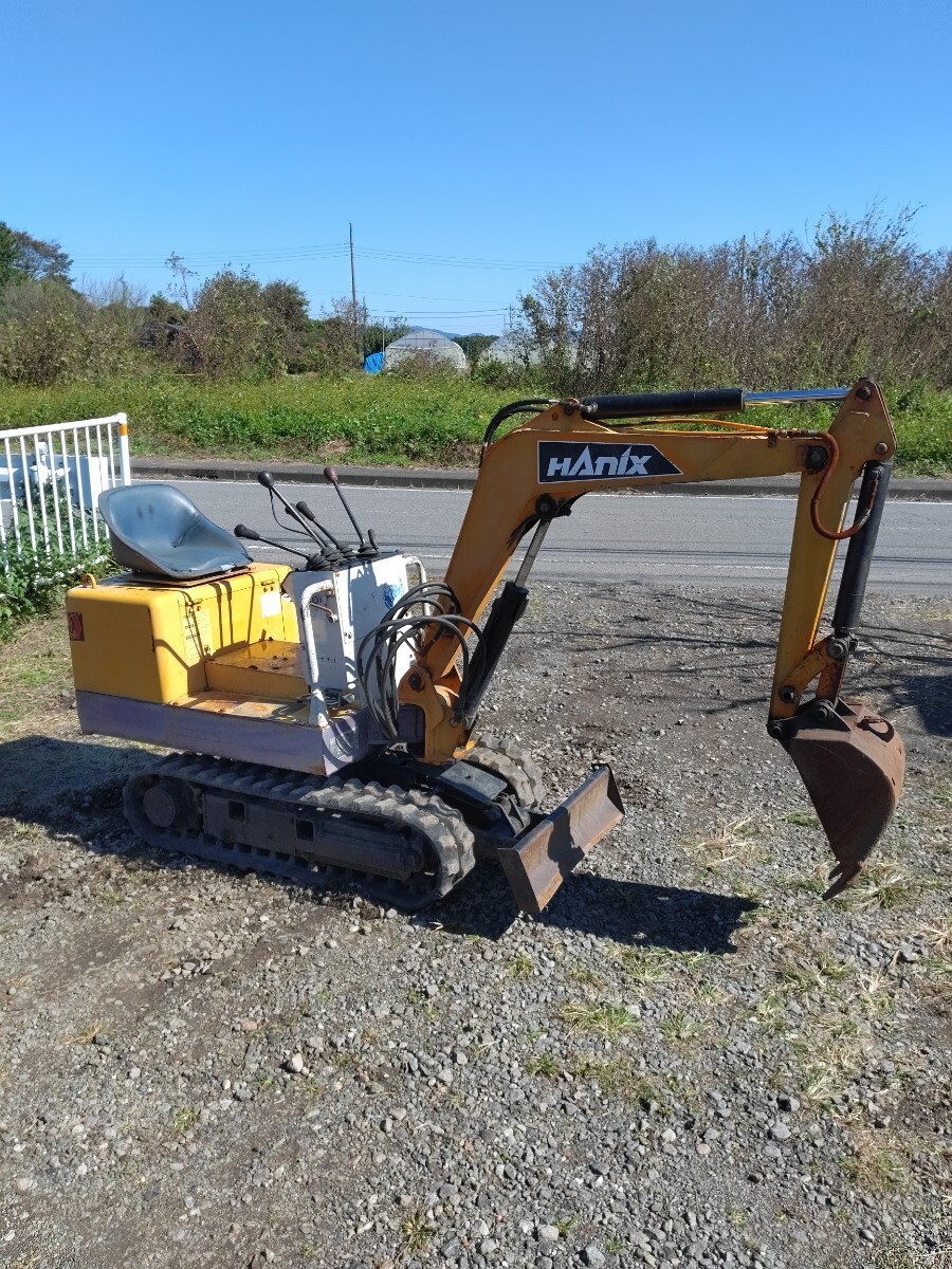 Yahoo!オークション - 格安・実動良好 Hanix N080―2・ ミニユンボ・