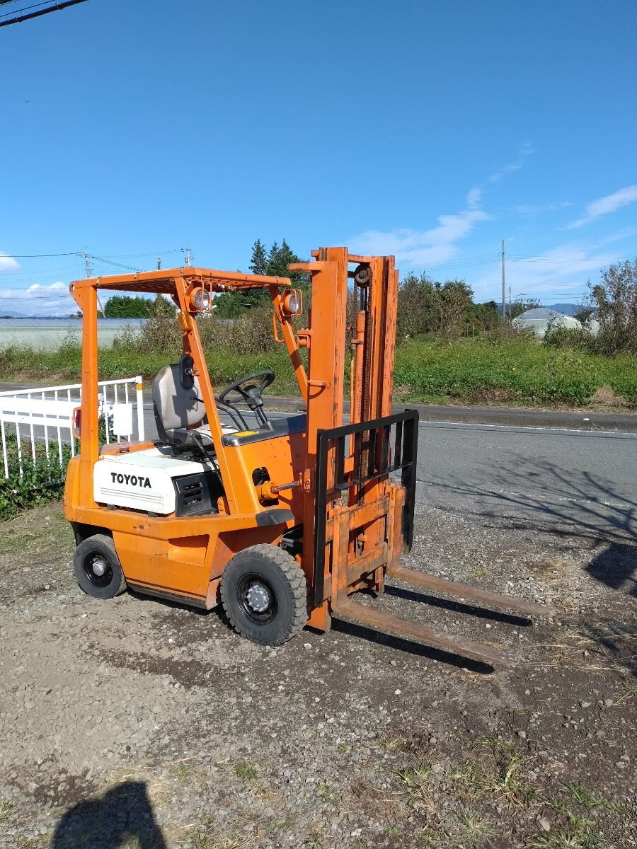 Yahoo!オークション - 格安 実動良好 TOYOTA・トヨタ フォークリフト....