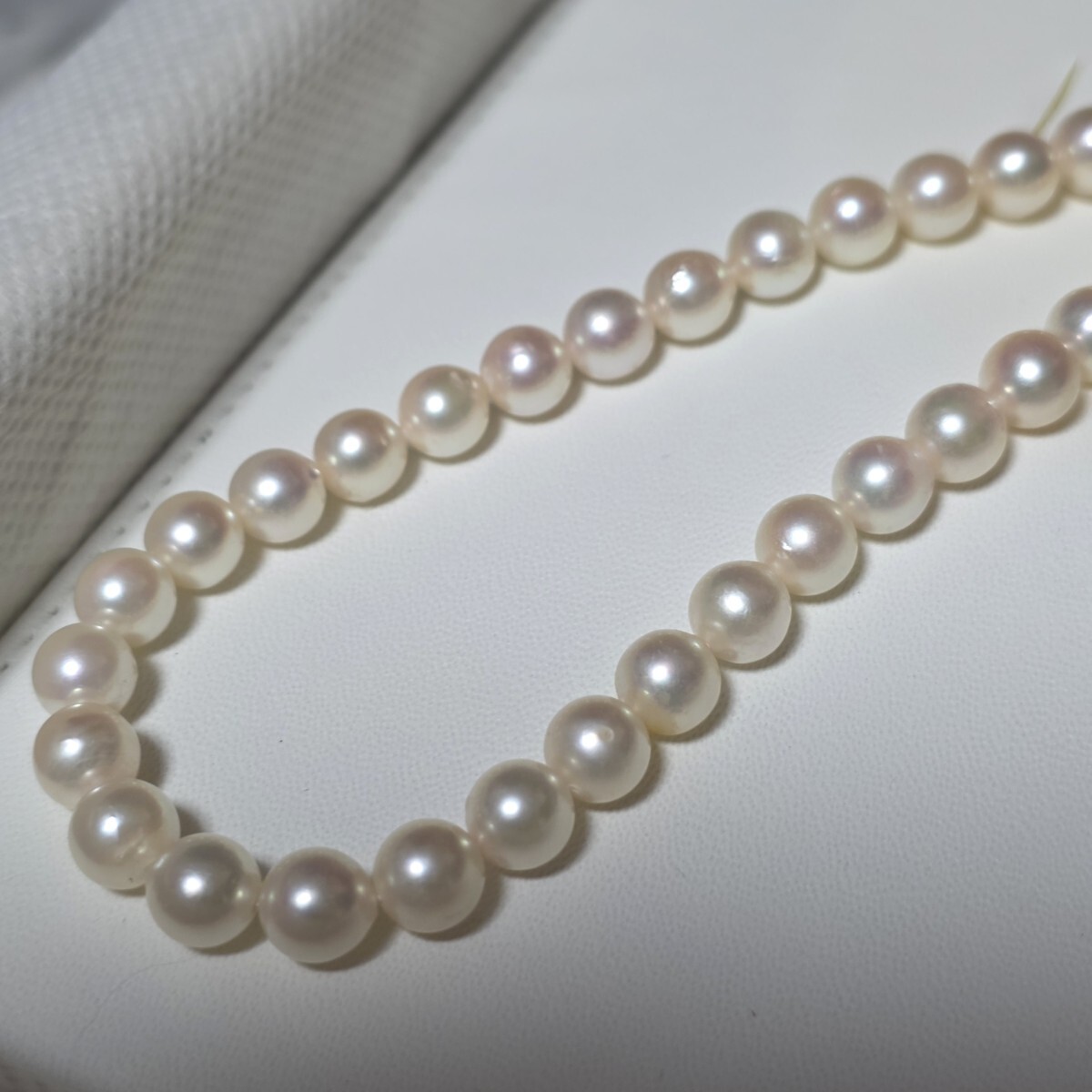 Yahoo!オークション - アコヤ真珠 7mm あこや パール Silver テリ良 ネ...