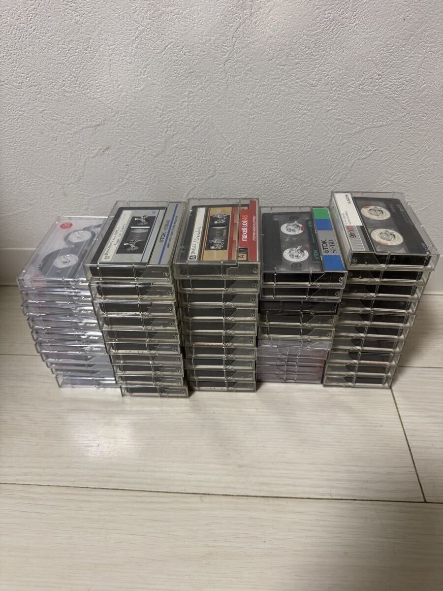 Yahoo!オークション - DENON TDK maxell 使用済 カセットテープ ハイポ...