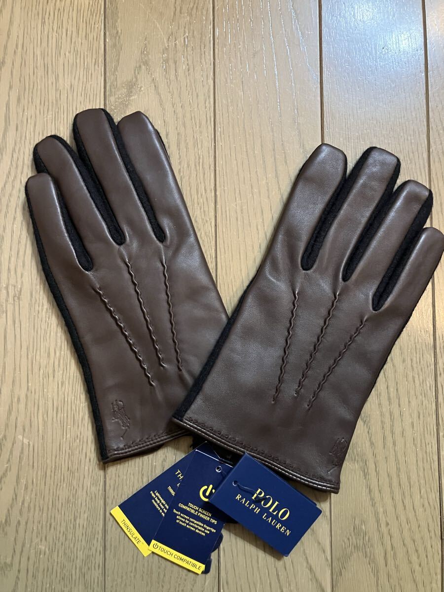 Yahoo!オークション - ポロラルフローレン 革手袋 新品