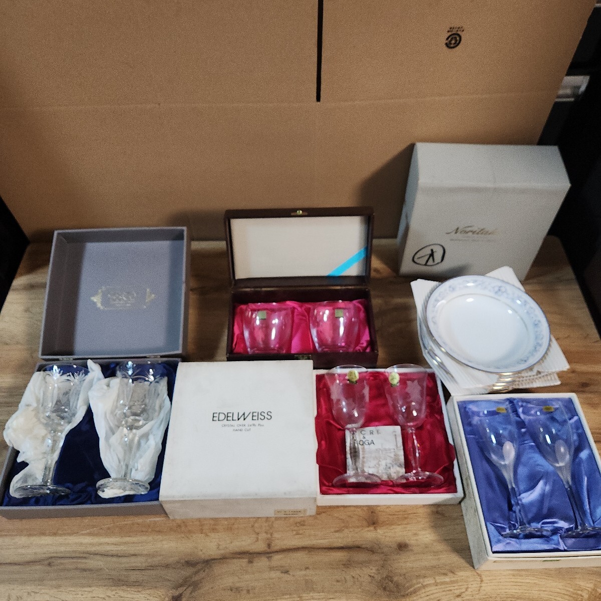 Yahoo!オークション - ノリタケ HOYA エーデルワイス RCR＆SOGA クリス...