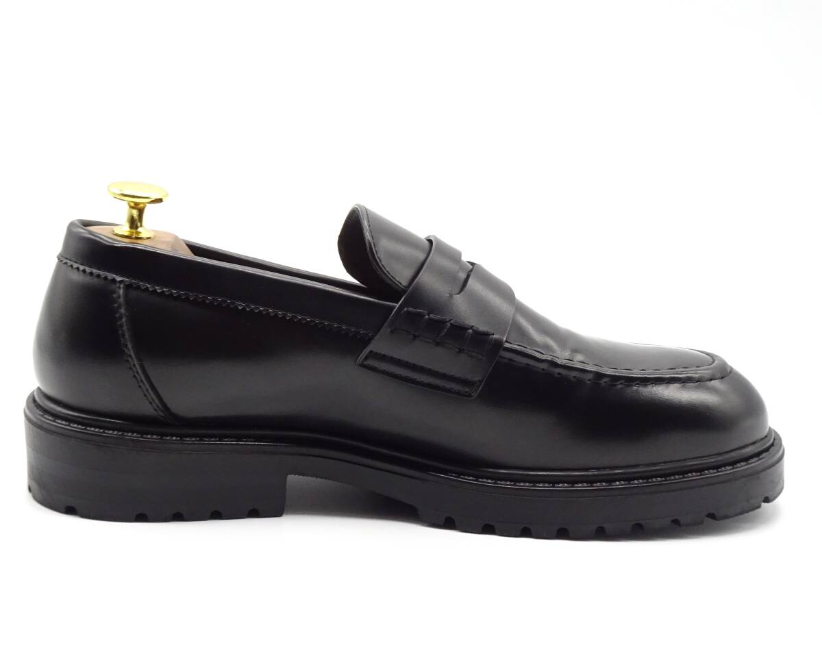 Yahoo!オークション - 即決 ZARA 26.5cm コインローファー ザラ メンズ...