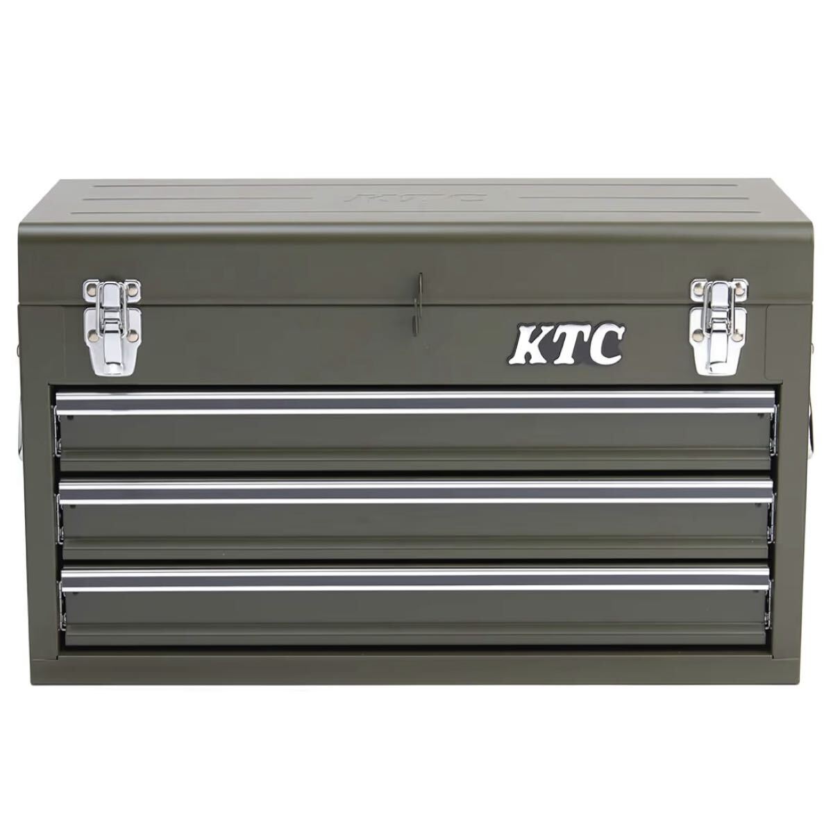 Yahoo!オークション - KTC ツールチェスト 3段3引出し 工具箱 オリーブ...