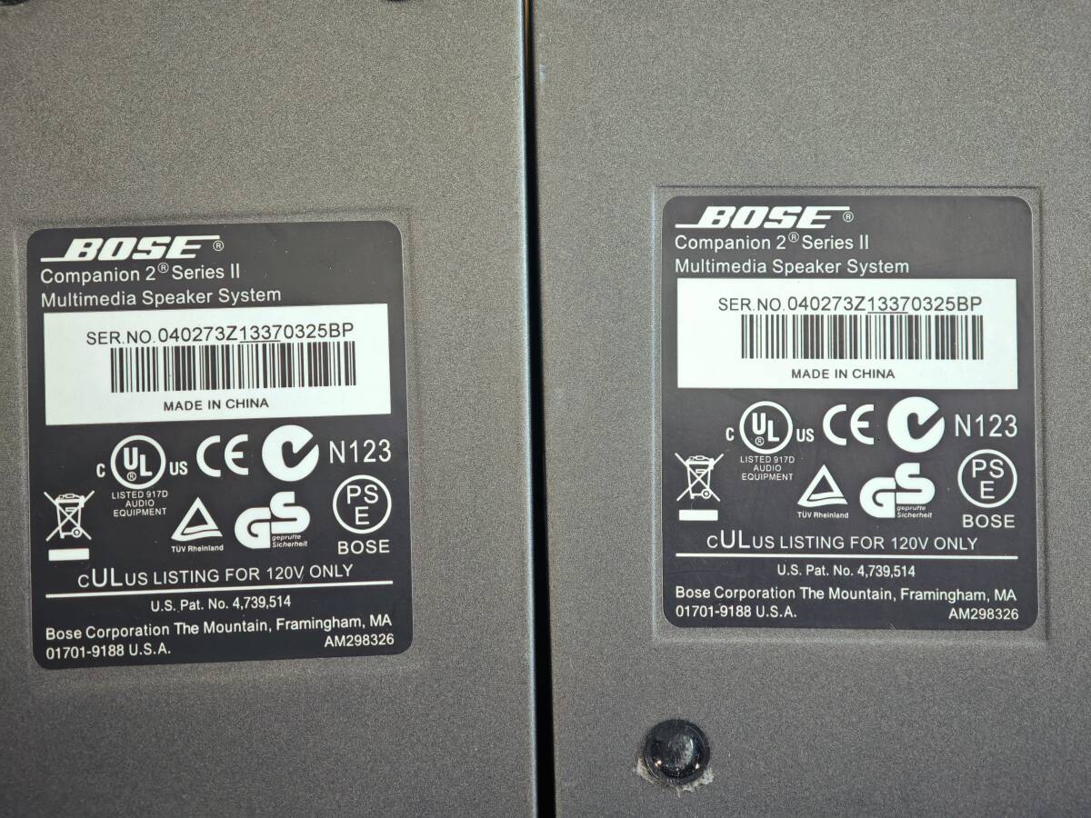 Yahoo!オークション - BOSE Companion 2 series II スピーカー 未チェ...