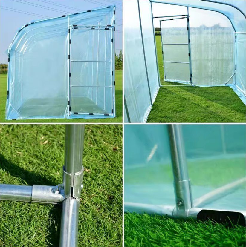 Yahoo!オークション - 家庭用暖房温室の骨組み一式 簡易保温カバー付き...