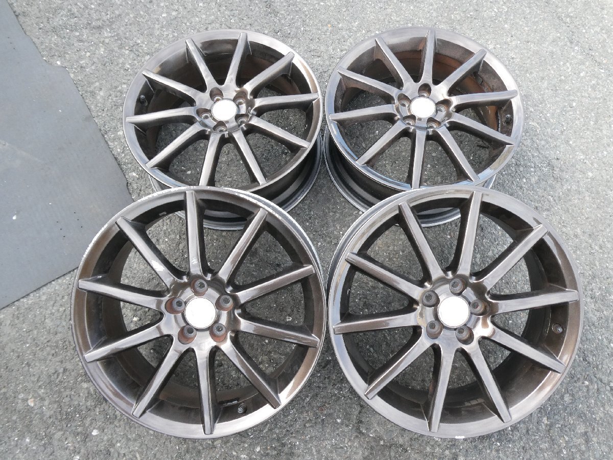 Yahoo!オークション - 02-1224 スバル純正 アルミホイール 18×7j 5H ...