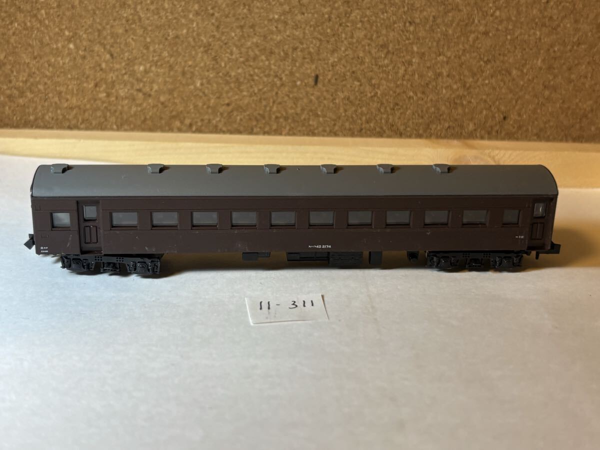 Yahoo!オークション - 11-311 KATO 旧型客車 スハフ42 茶色