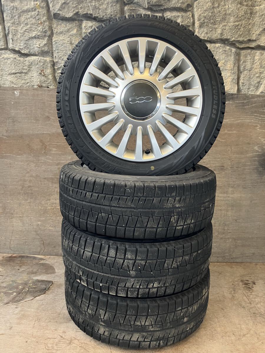 Yahoo!オークション - FIAT500 純正ホイール 4本セット スタッドレスタ...