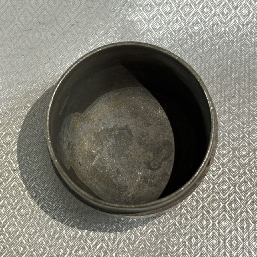 【樂淘letao】日本代購代標第一品牌－煎茶道具 古錫 錫 時代物 小振 茶心壺 棗 茶壷 茶入 茶道具