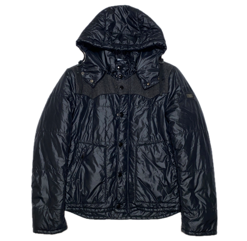 Yahoo!オークション - DOLCE&GABBANA 肩ヨーク切り替え ナイロン ツィ...