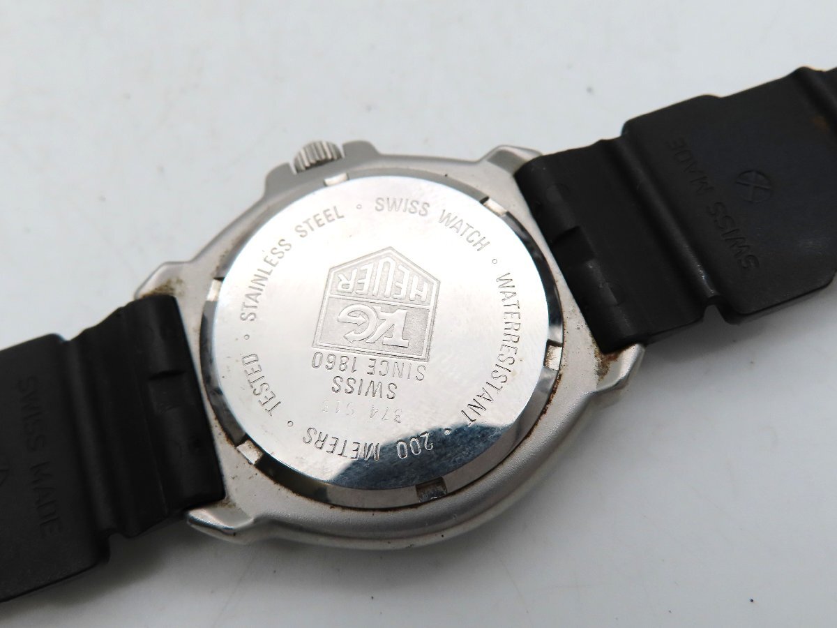 Yahoo!オークション - 1円 タグホイヤー 374.513 フォーミュラ1 SS/ラ...