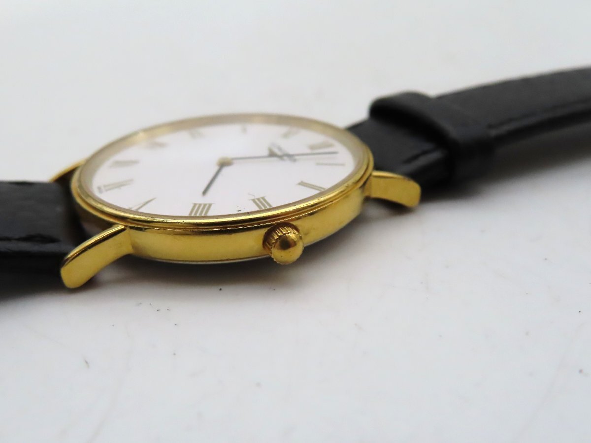 Yahoo!オークション - 1円 ロンジン L4.657.2 SS/GP ホワイト文字盤 ボ...