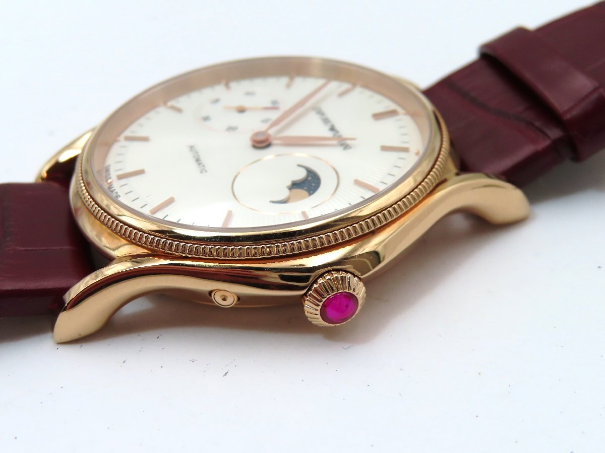 Yahoo!オークション - 1円 アルマーニ ARS-3611 ムーンフェイズ GP シ...