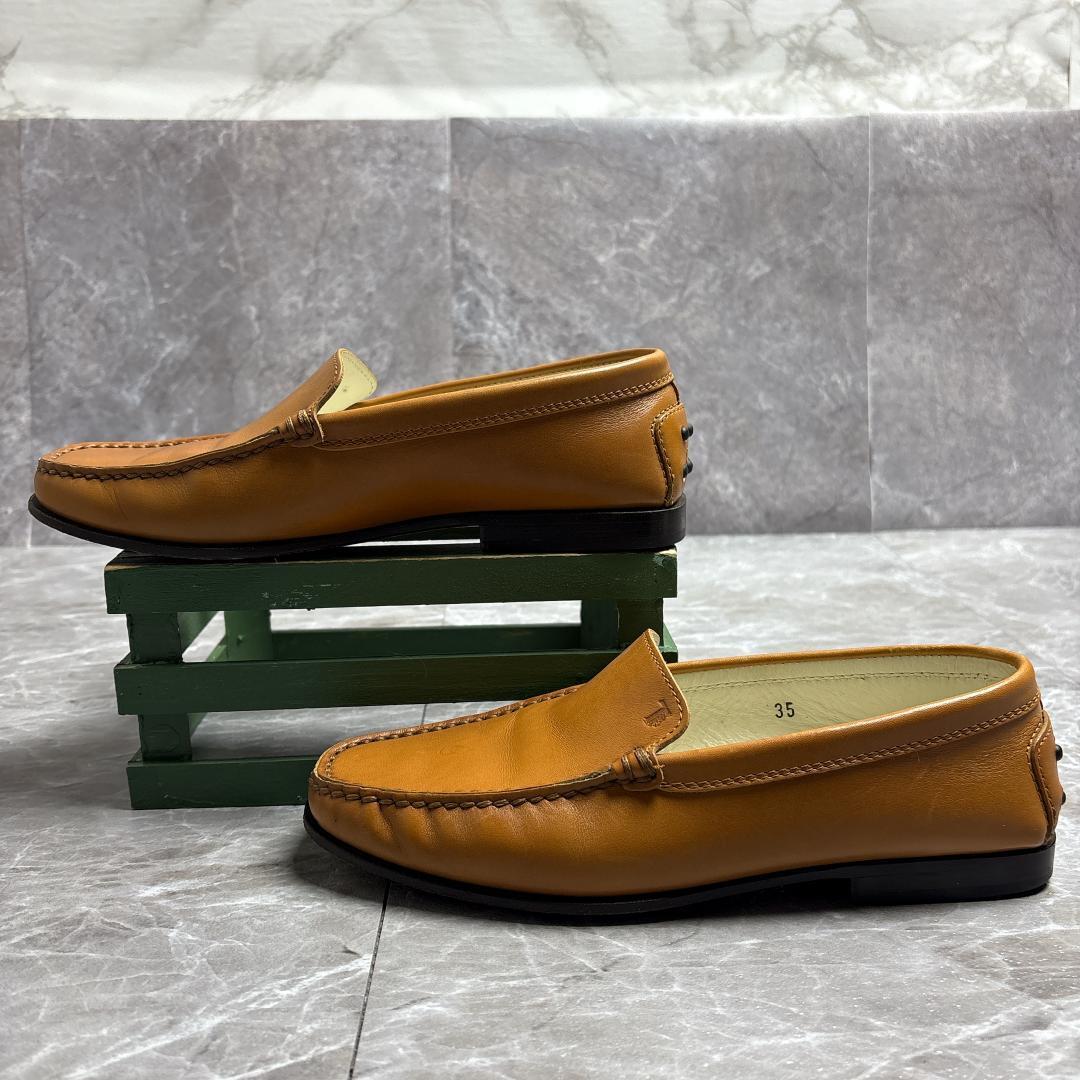 Yahoo!オークション - TOD'S ローファー レザー ドライビング シューズ...