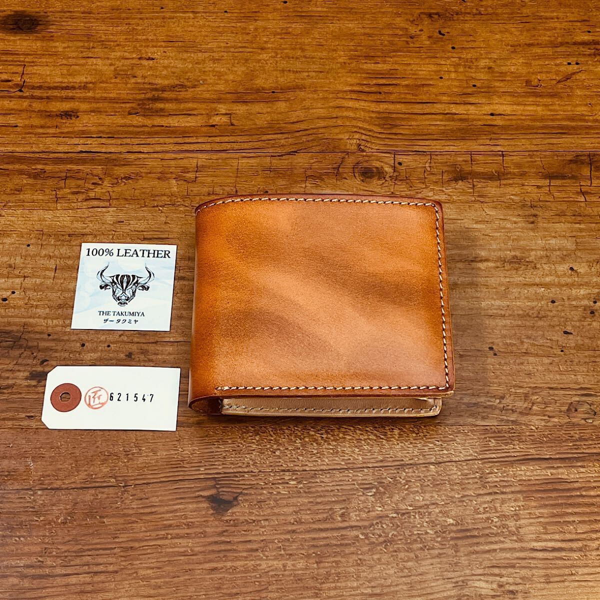 Yahoo!オークション - 二つ折り財布 イタリア産マットーネレザー メン...