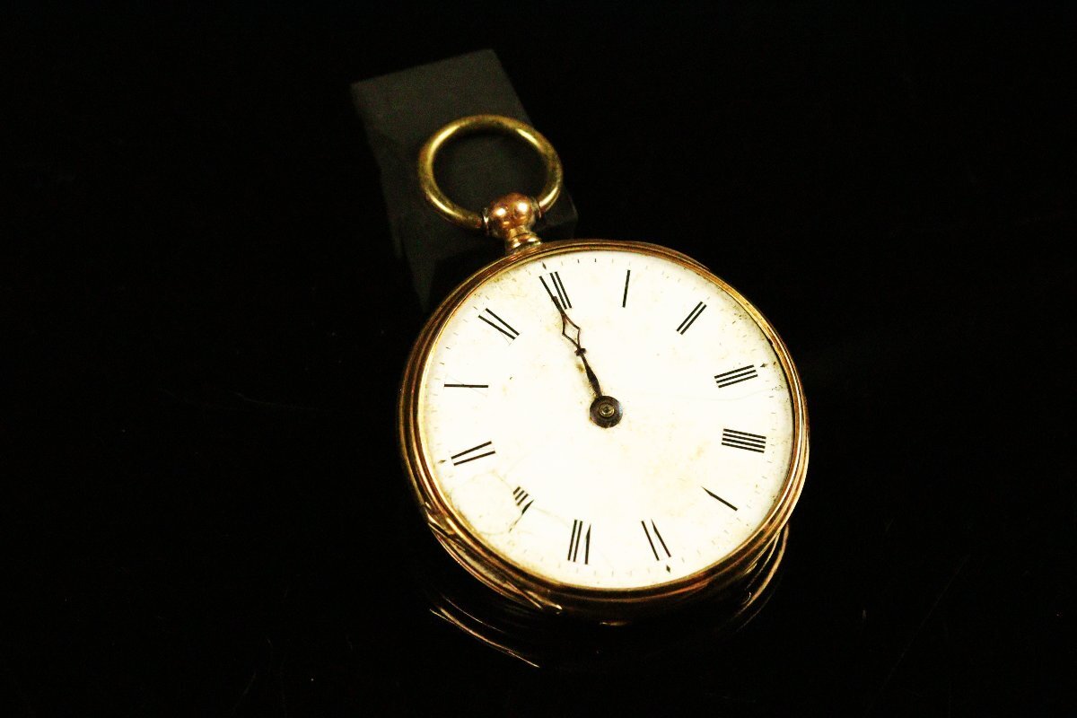 Yahoo!オークション - 【ASAHI】K14保証品 14金 重量34g 懐中時計 機械...