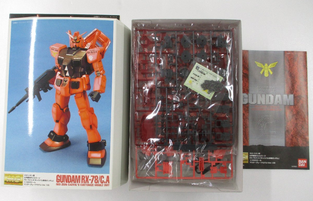 Yahoo!オークション - MG Ver.1.5 1/100 RX-78/C.A キャスバル専用 ガ...