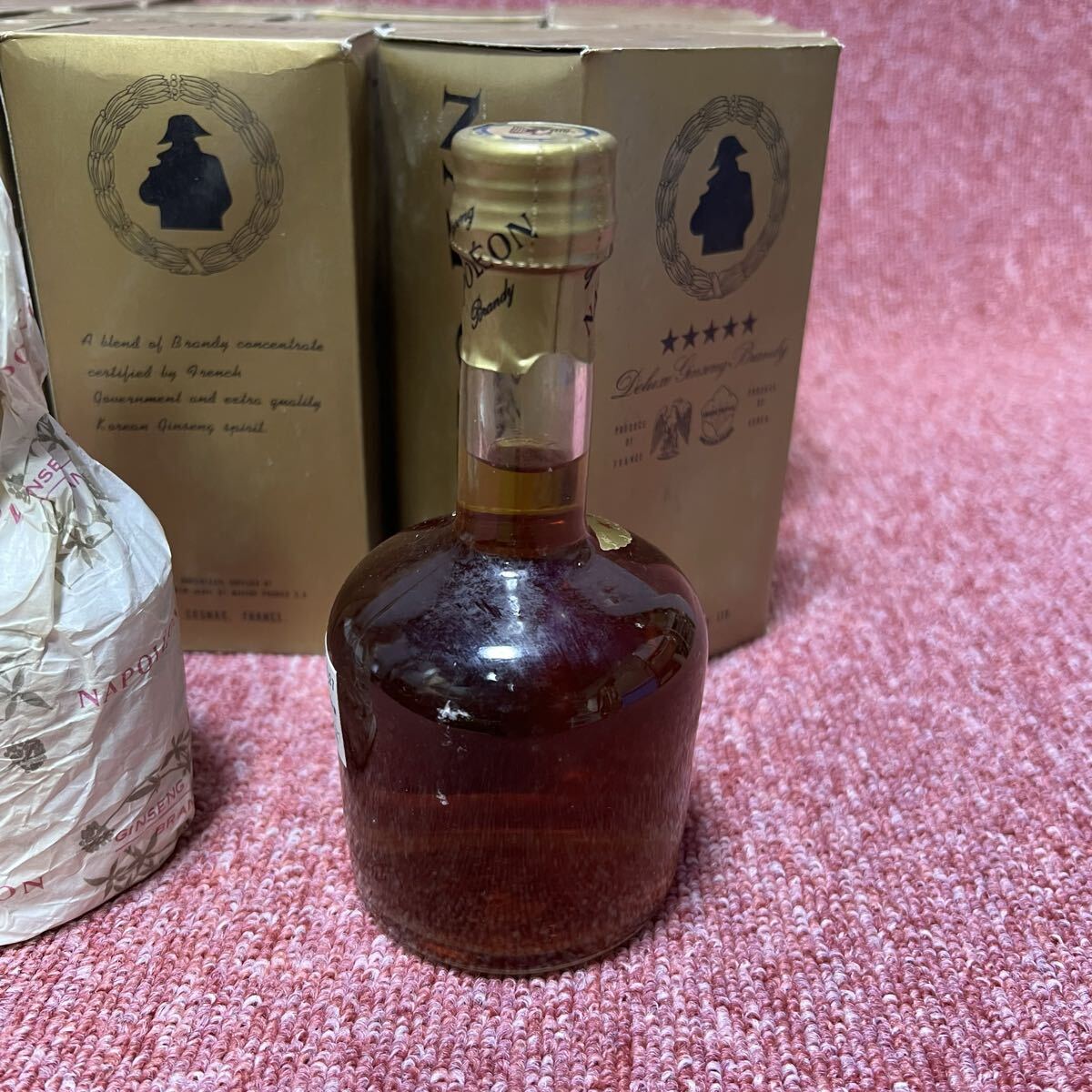 Yahoo!オークション - [3492]元箱あり ナポレオン人参ブランデー 180...