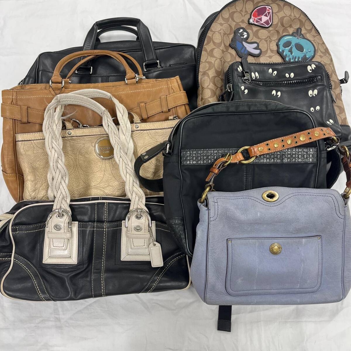 Yahoo!オークション - J416 コーチ COACH バッグ7点 まとめ商品 バック...