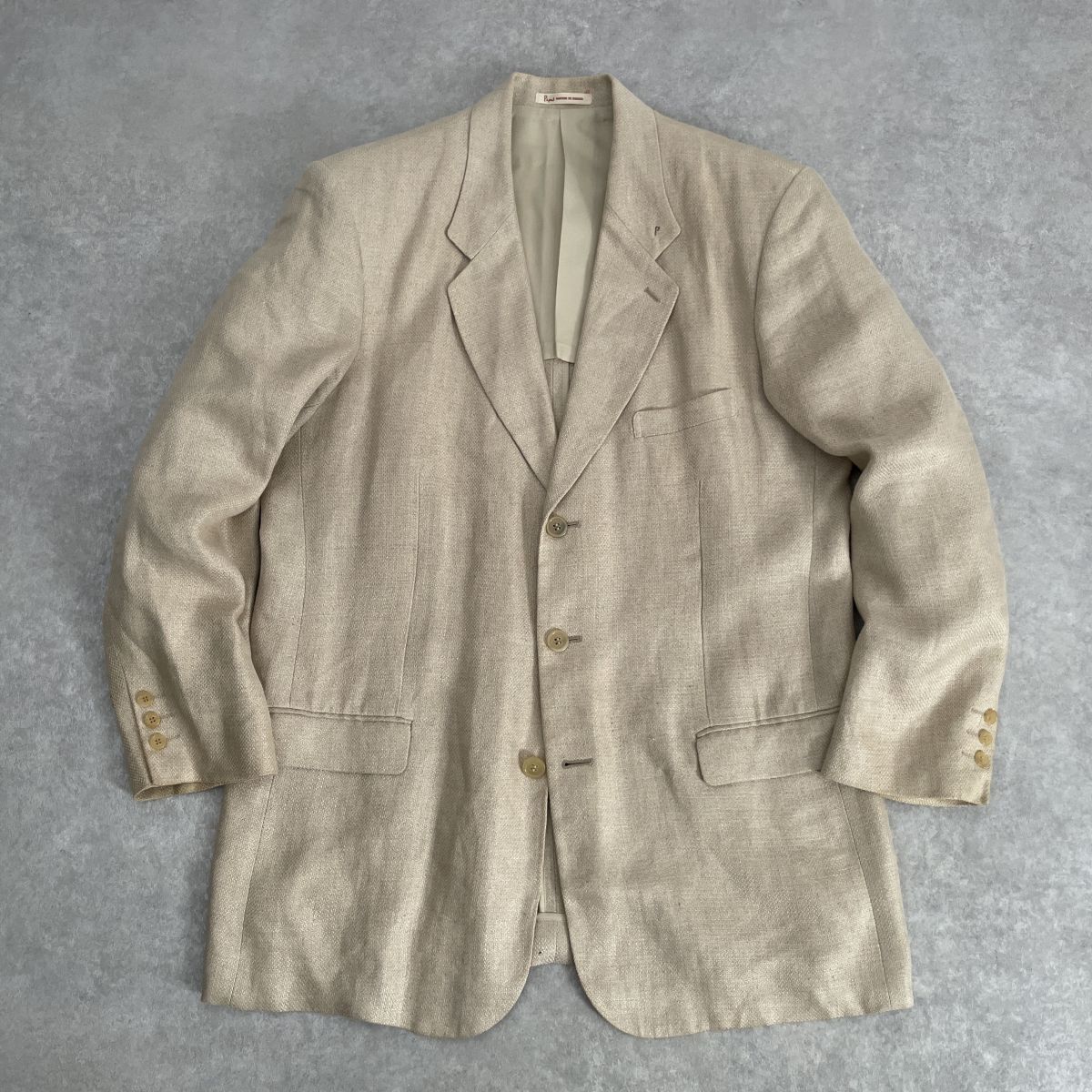 Yahoo!オークション - Papas Size L48 リネン100％ キュプラ シングル ...