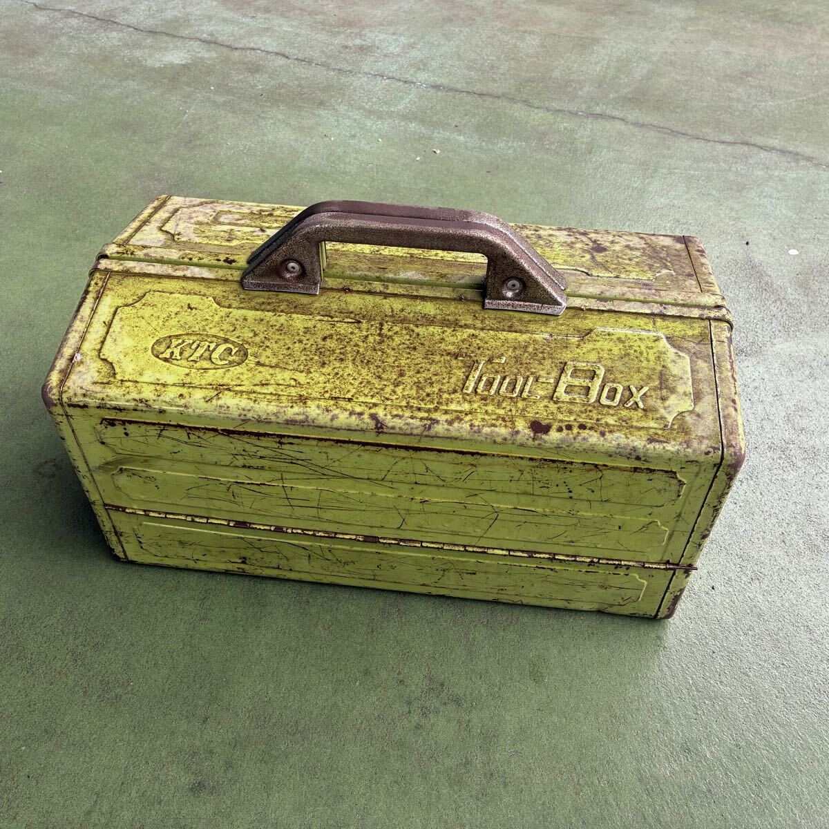 Yahoo!オークション - KTC ツールボックス 上面両開き2段 京都機械工具...