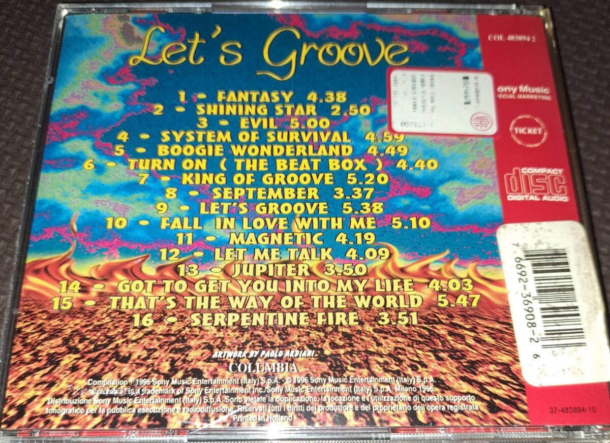 Yahoo!オークション - Earth Wind & Fire // Let's Groove - A Dance C...