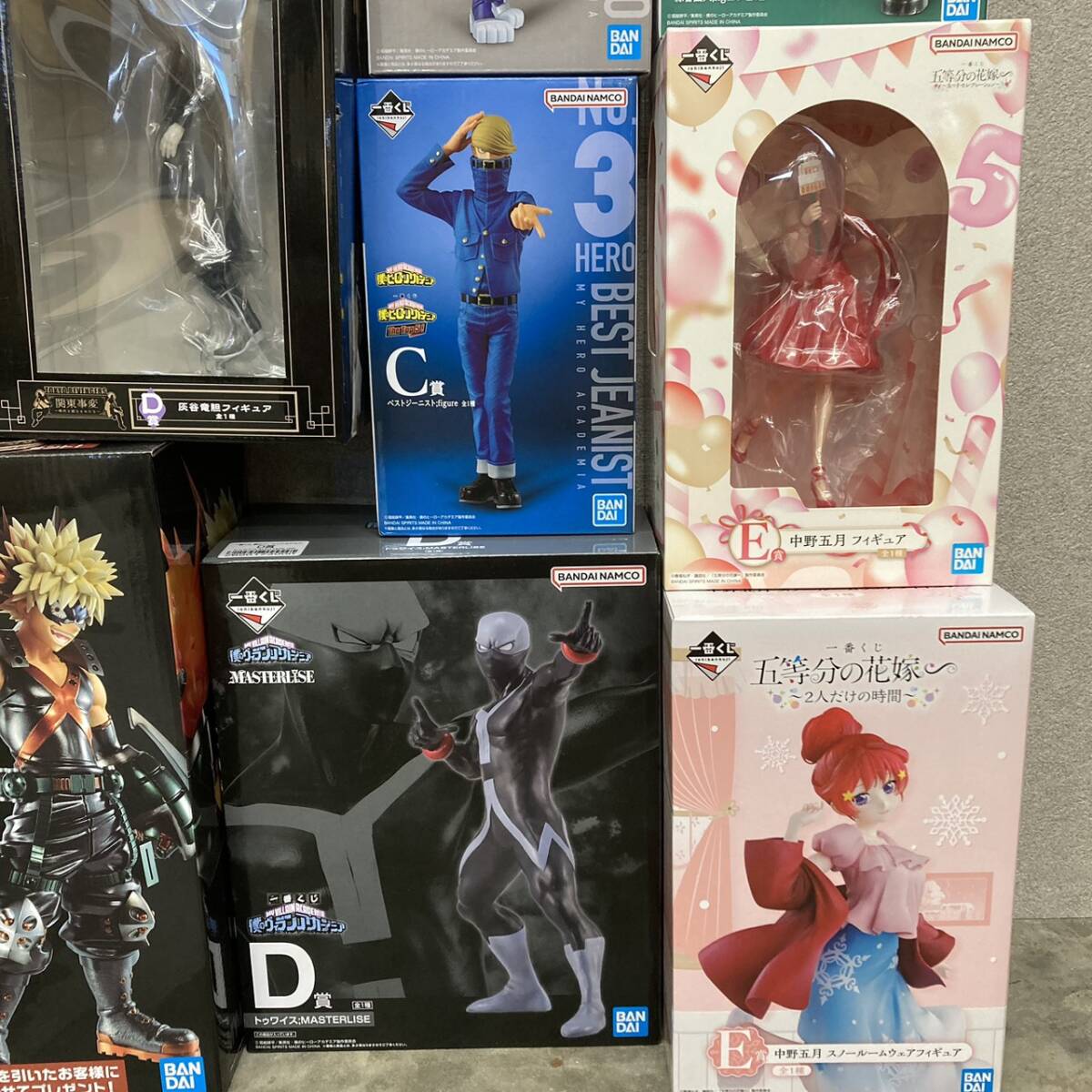 【樂淘letao】日本代購代標第一品牌－【未開封】 一番くじ プライズ フィギュア まとめ 16個 セット A/ ヒロアカ 五等分の花嫁 ガンダム 銀魂 ワンピース ブルーロック 大量