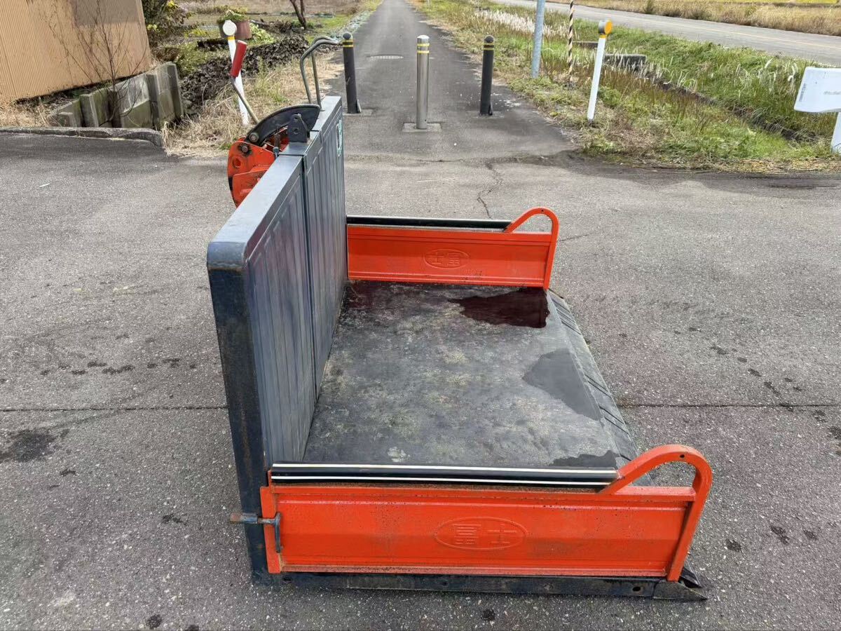 Yahoo!オークション - 新潟県見附市発 富士 整地キャリア トラクターダ...