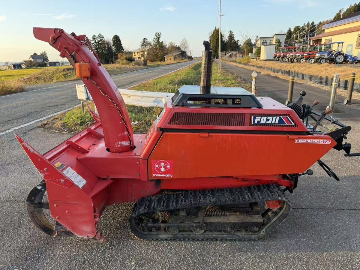 Yahoo!オークション - 新潟県見附市発 フジイ 除雪機 FSR1200DTA 787時...