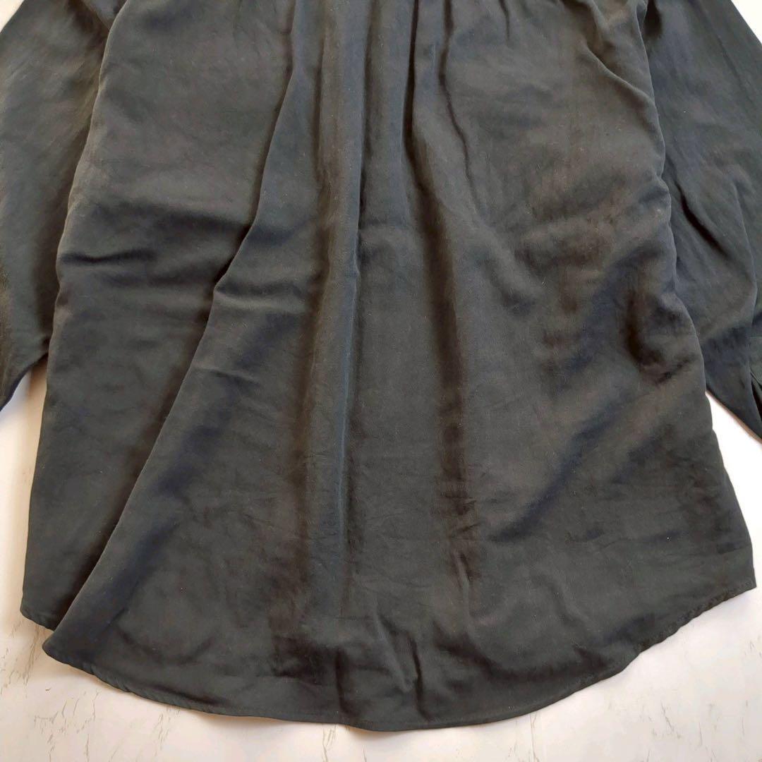 Yahoo!オークション - KENZO JEANS 日本製 長袖シャツ サイズF ブラッ...