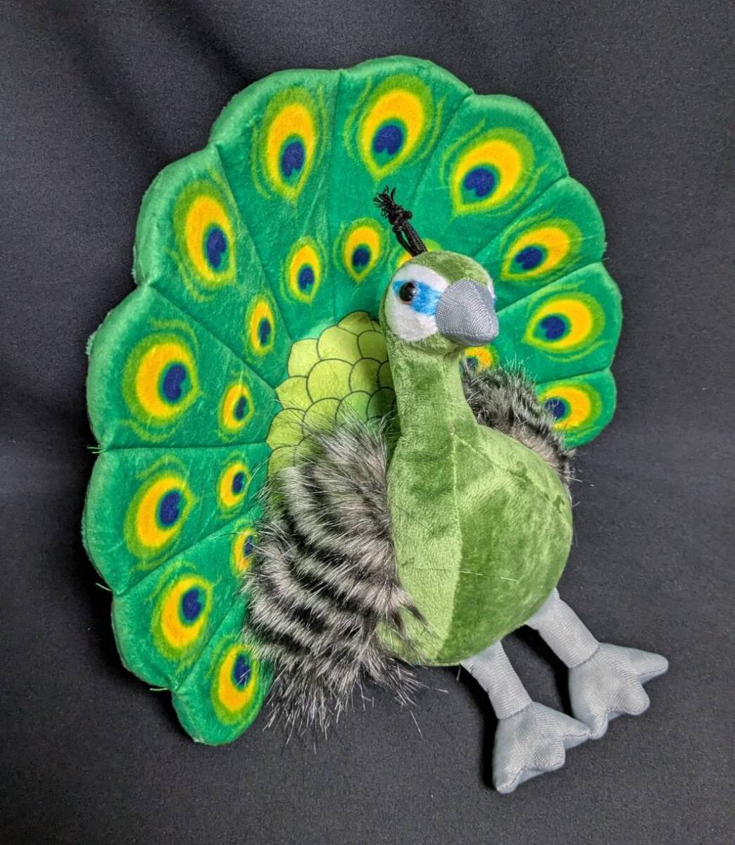 Yahoo!オークション - 孔雀 クジャク くじゃく ぬいぐるみ グリーン