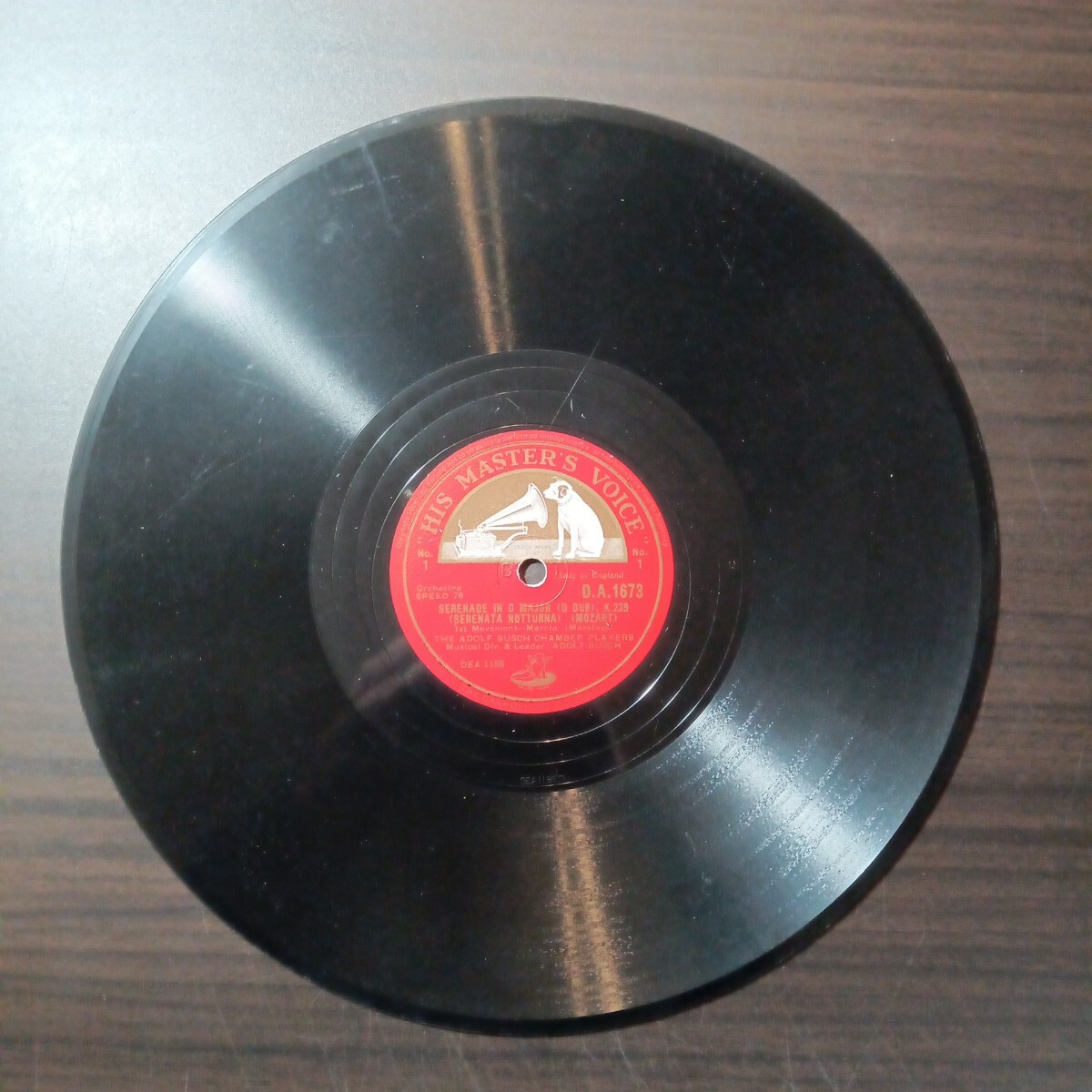 Yahoo!オークション - HMV/クラシック 10吋SP 「DA1673」 SPレコード