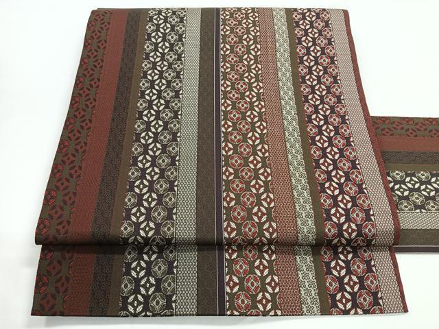 Yahoo!オークション - 平和屋着物 全通柄九寸名古屋帯 吉祥間道 正絹 ...