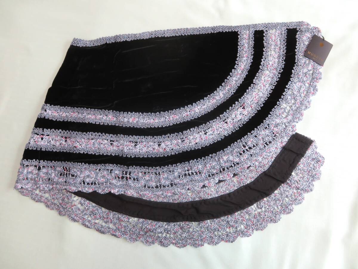 Yahoo!オークション - 0201フ 未使用 無月 MUGETSU ベルベットショール...