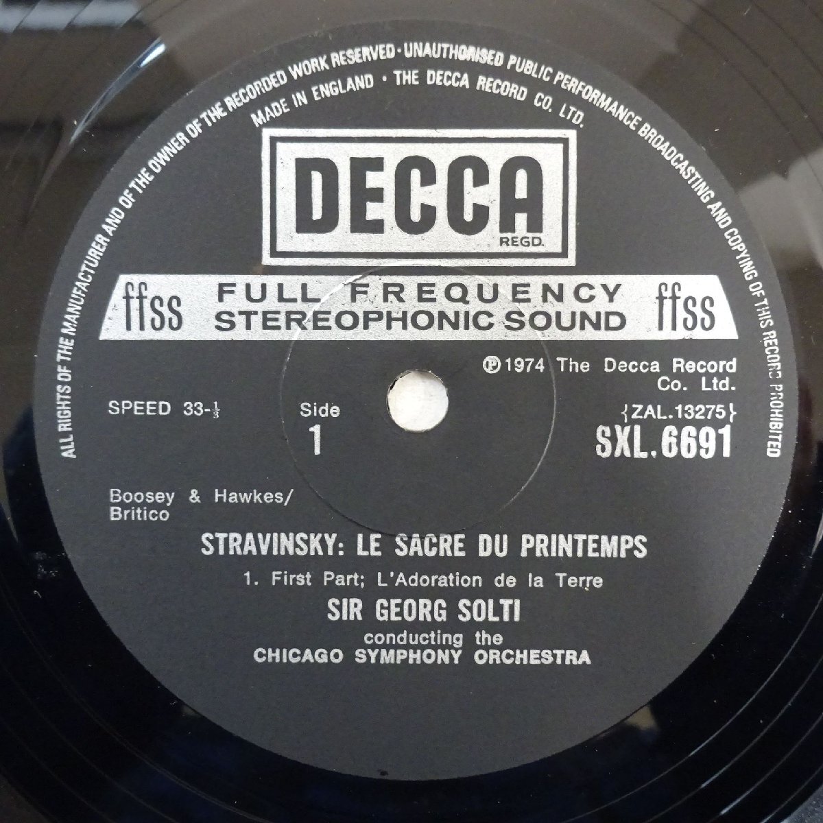 Yahoo!オークション - 11248473 【美盤/英DECCA/TAS LISTED/マト4W2W】...